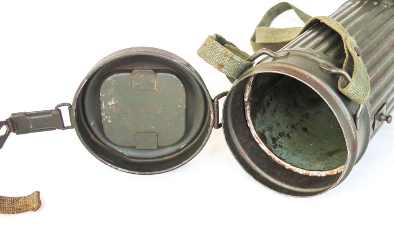 Dragoon Militaria | WW2 German Wehrmacht gas mask green GM38 and ...