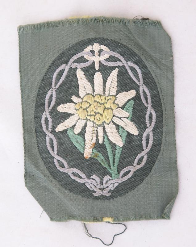 Dragoon Militaria | WW2 German Wehrmacht Mountain troops sleeve patch ...