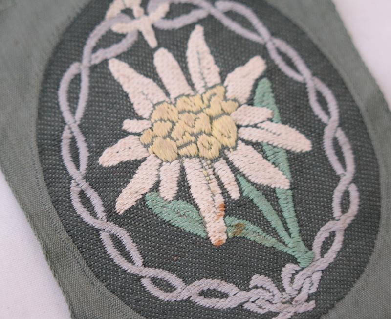 Dragoon Militaria | WW2 German Wehrmacht Mountain troops sleeve patch ...