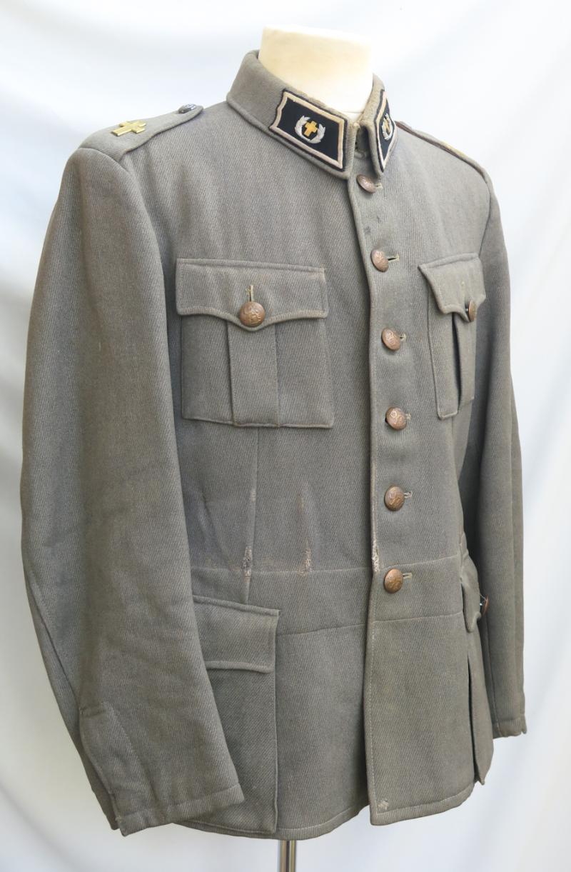 Dragoon Militaria | WW2 Finnish army M/36 field jacket - Military Chaplain