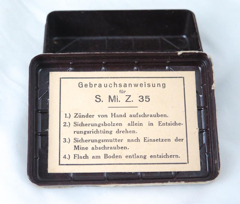 Dragoon Militaria | WW2 German S-mine fuze S.Mi. Z. 35 empty box - 1940