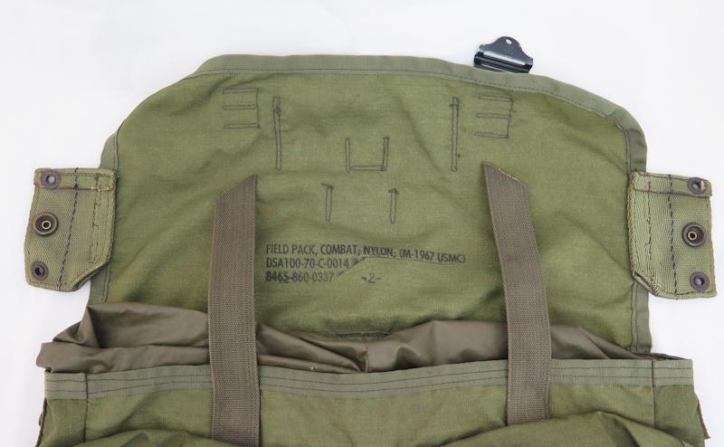 Dragoon Militaria | Vietnam war period USMC M1967 Nylon combat back bag