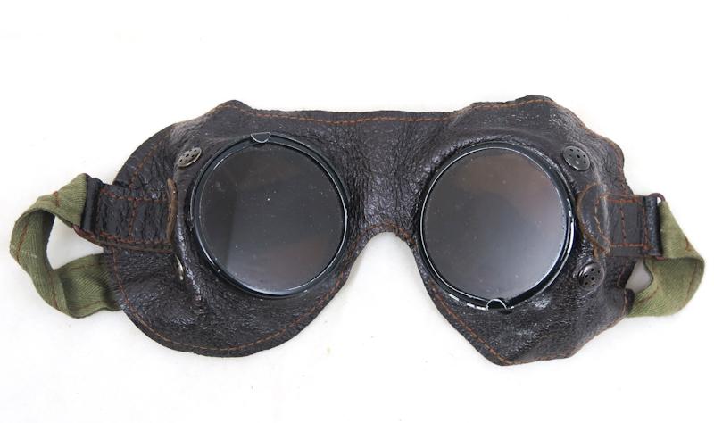 Dragoon Militaria | WW2 German leather frame goggles