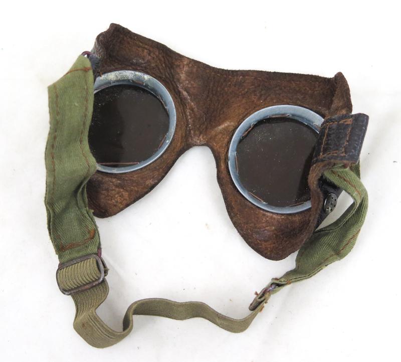 Dragoon Militaria | WW2 German leather frame goggles
